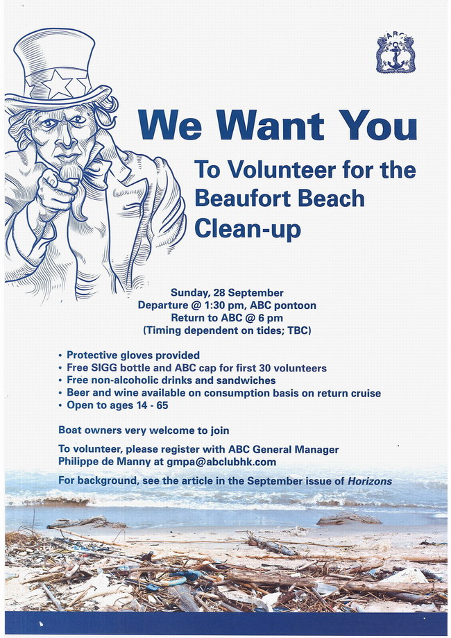 Aberdeen Boat Club - Beaufort Beach Clean-up Campaign